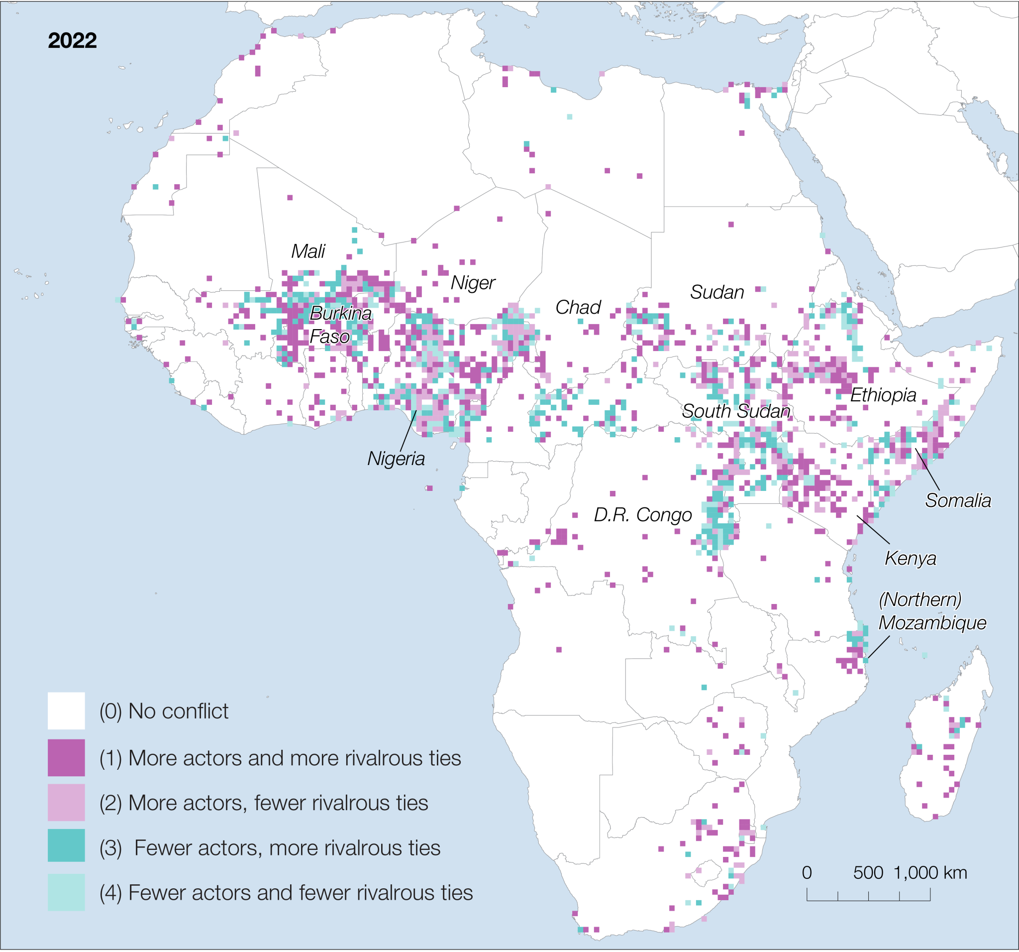 The African spatial conflict life cycle – Mapping Africa Transformations