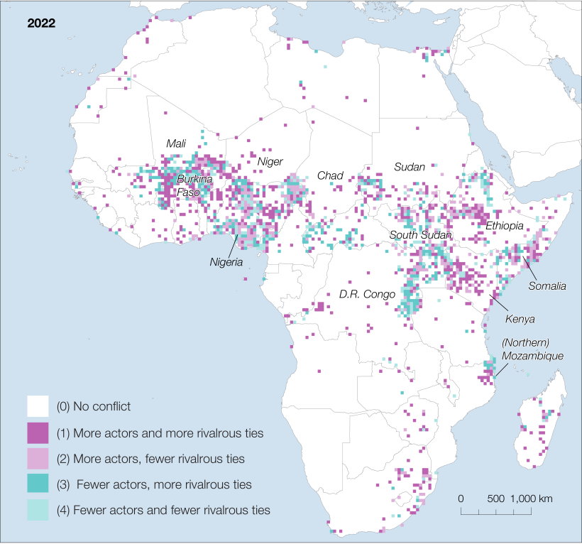 The African spatial conflict life cycle – Mapping Africa Transformations